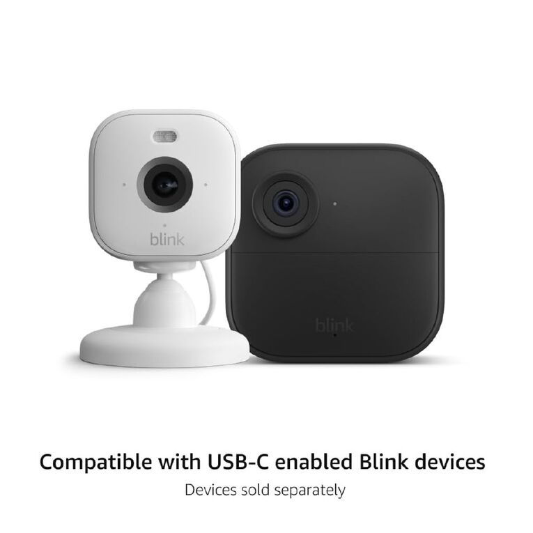 Blink Mini 2 and Outdoor 4 Power Adapter - White - Noel Leeming