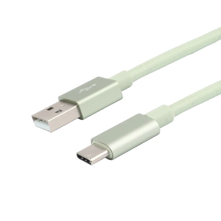 Poppy USB-C Cable Moss 2m - Noel Leeming