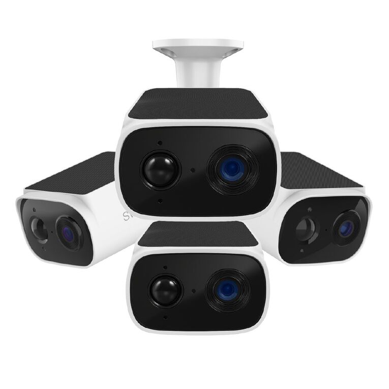 Swann Evo Solar 2K Wireless Security Camera w 16GB Card - 4 Pack - Noel ...