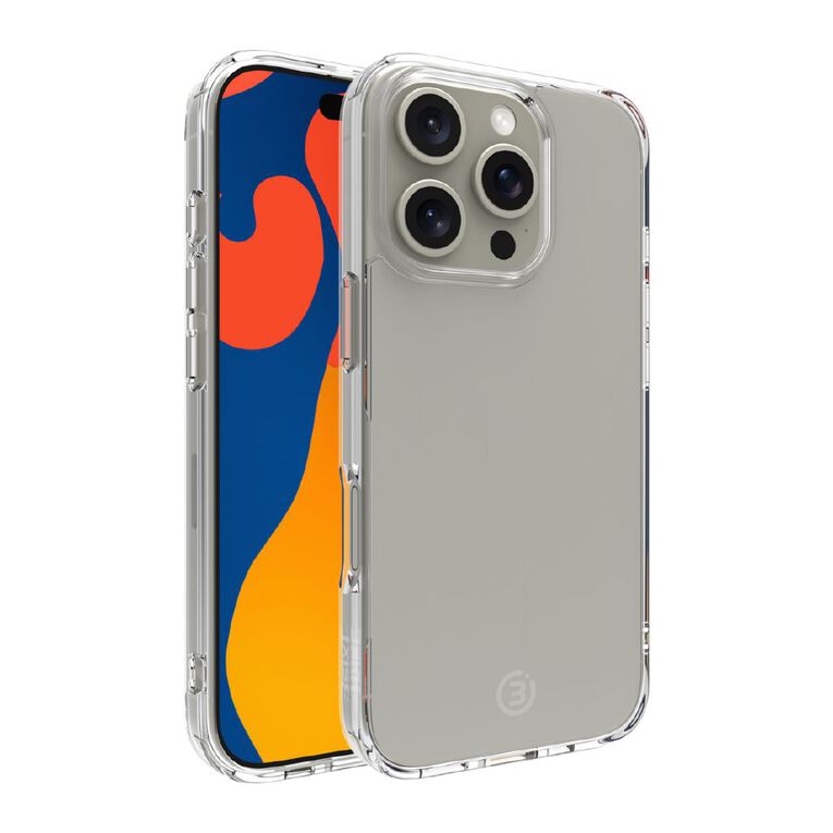 3SIXT PureFlex Case for iPhone 16 Pro - Clear - Noel Leeming