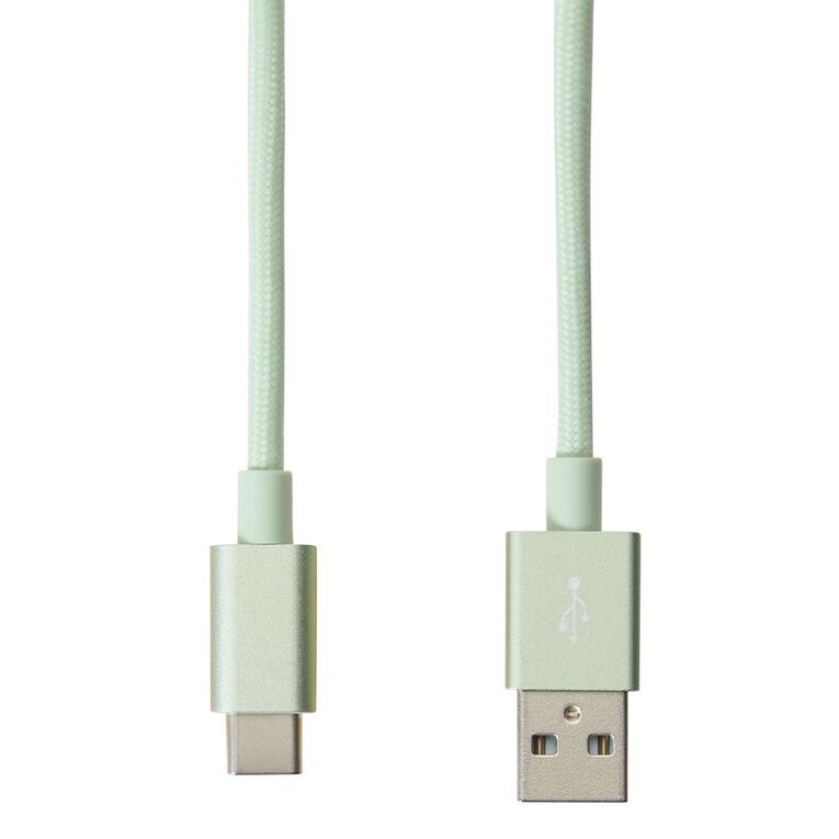 Poppy USB-C Cable Moss 2m - Noel Leeming