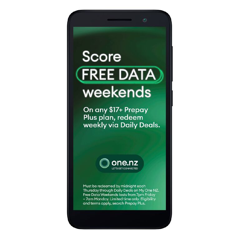 Smart E10 Locked with One NZ SIM Bundle - Black - Noel Leeming