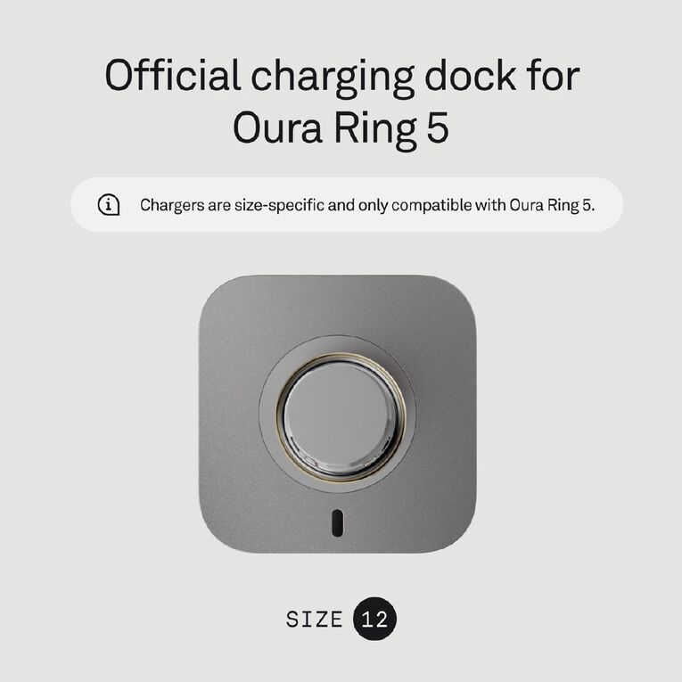 Oura Ring 5 - Standard Charger - Size 12 - Noel Leeming