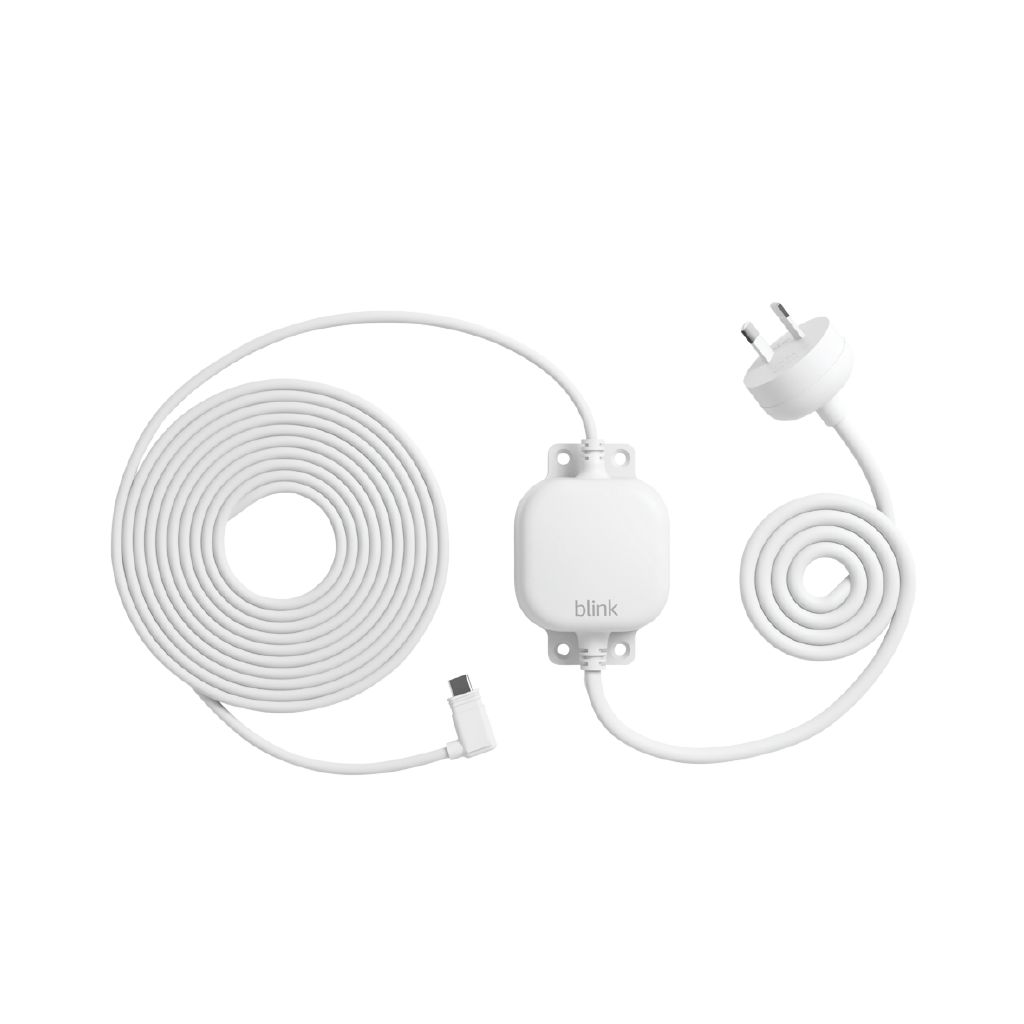 Blink Mini 2 and Outdoor 4 Power Adapter - White - Noel Leeming