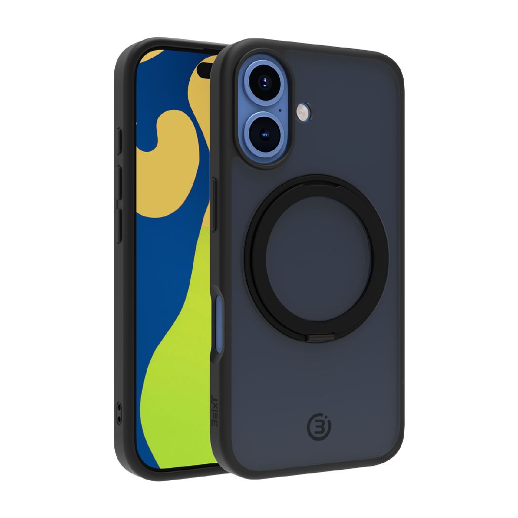 3SIXT NeoStand Case for iPhone 16 - Black - Noel Leeming