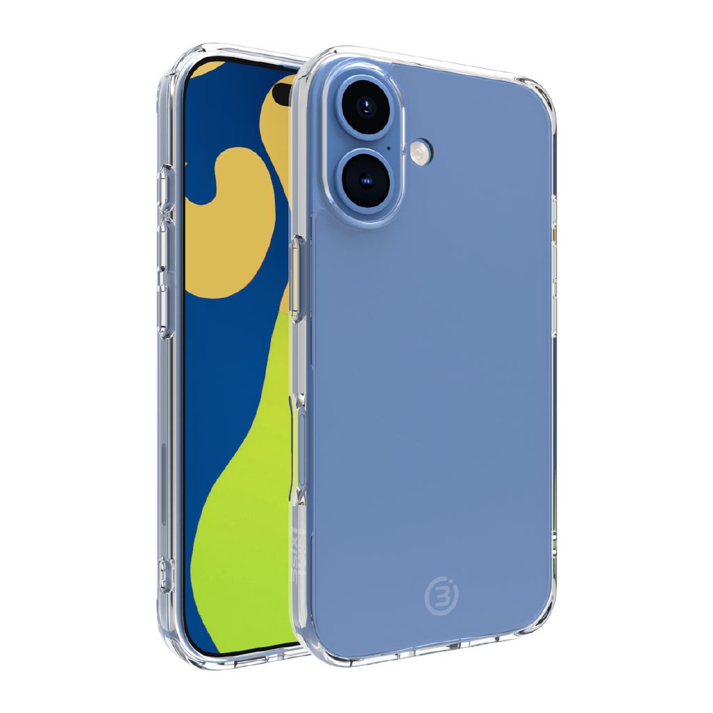 3SIXT PureFlex Case for iPhone 16 - Clear - Noel Leeming