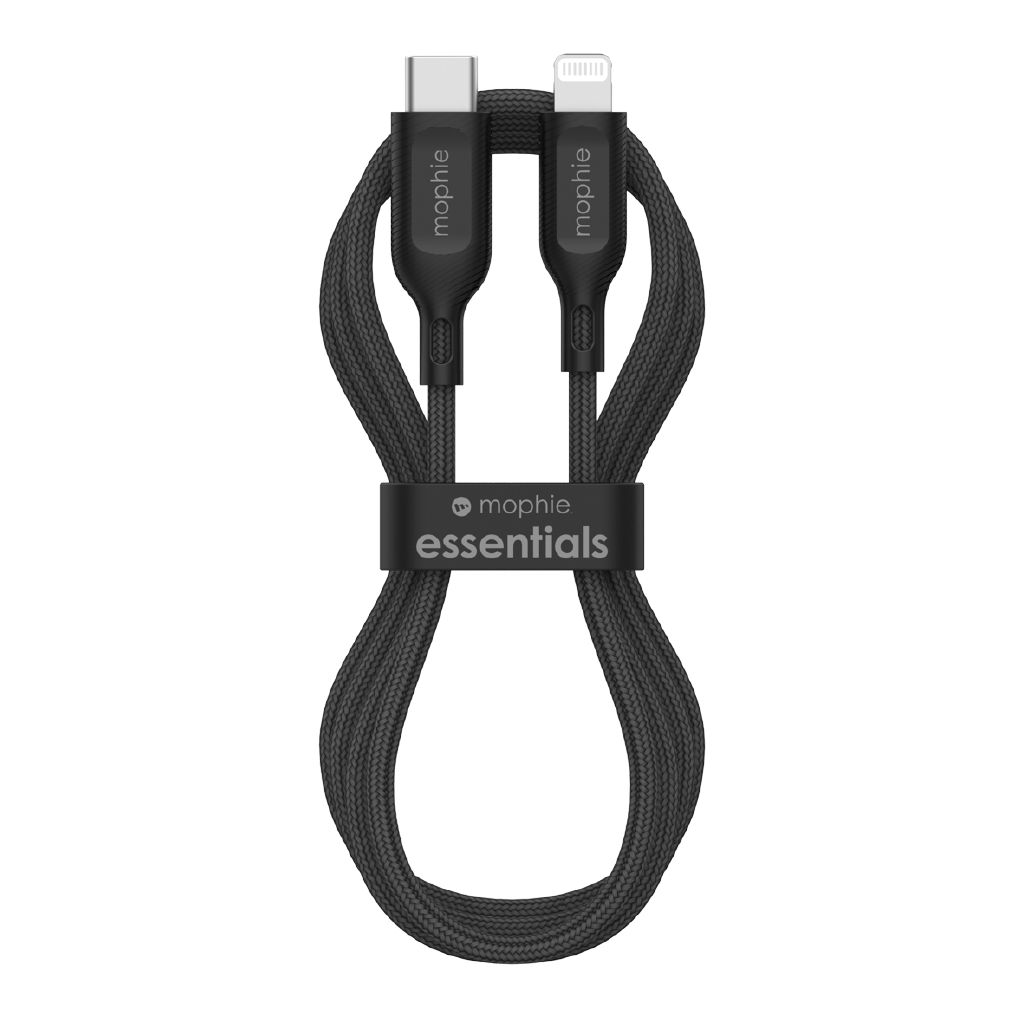 Mophie USB-C to Lightning 1m Cable Black - Noel Leeming