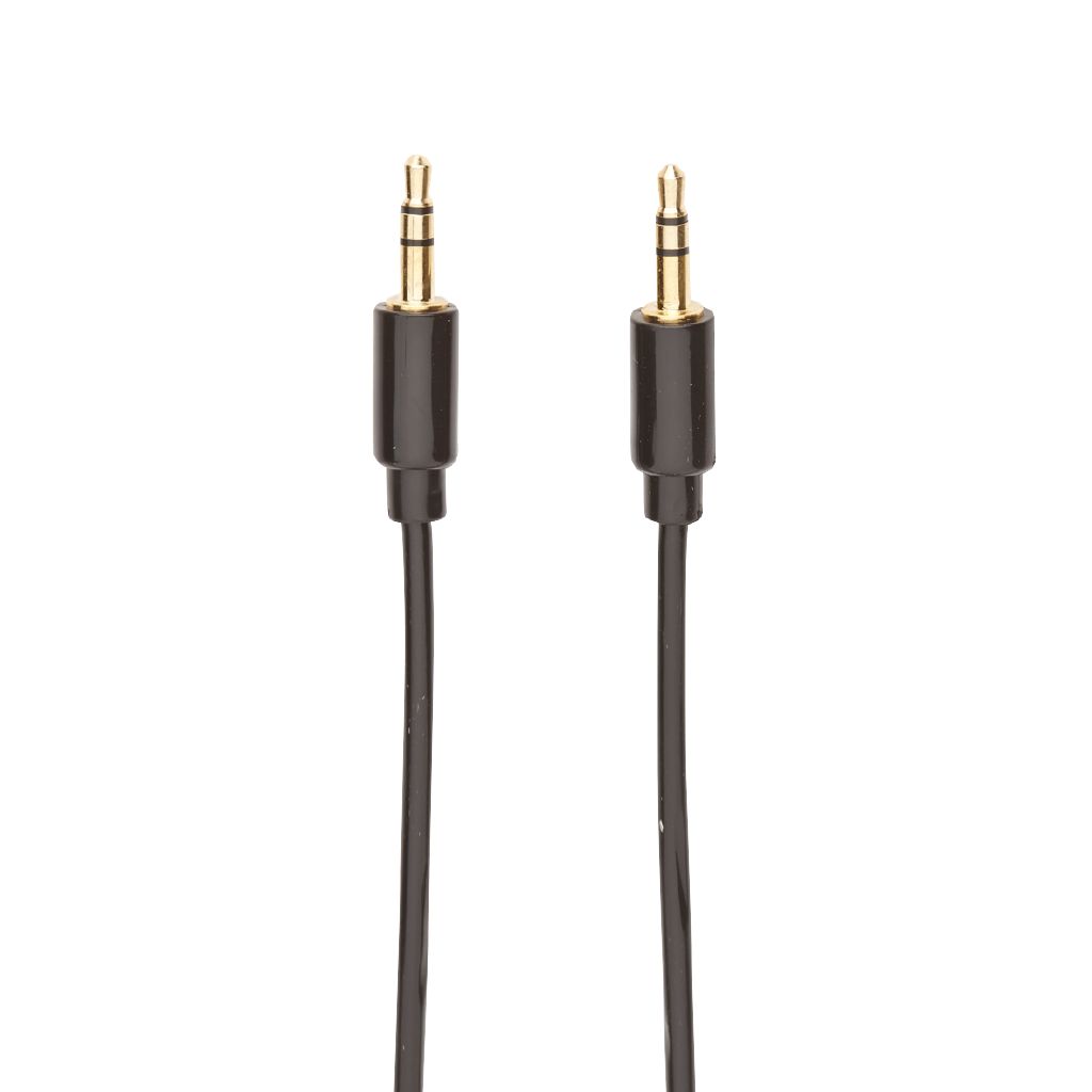 Tech.Inc Aux Cable 3.5mm-3.5mm 1m Black - Noel Leeming
