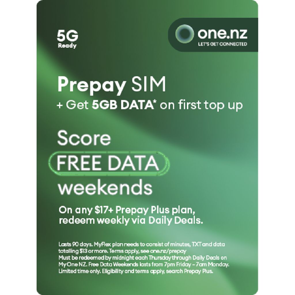 One NZ Prepay Triple Sim with Bonus 5GB - Noel Leeming