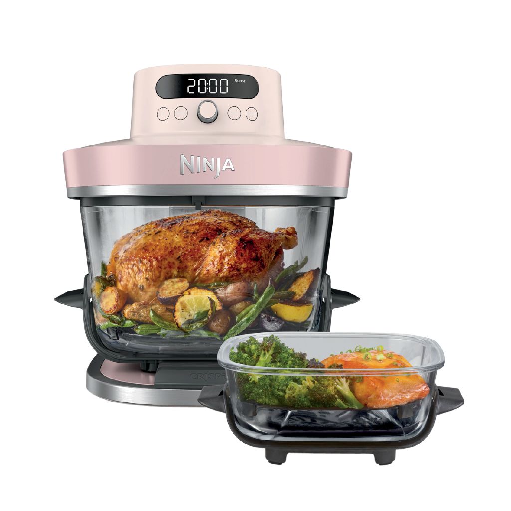 Ninja Crispi Pro 6-in-1 Countertop Glass Air Fryer - Pink - Noel Leeming