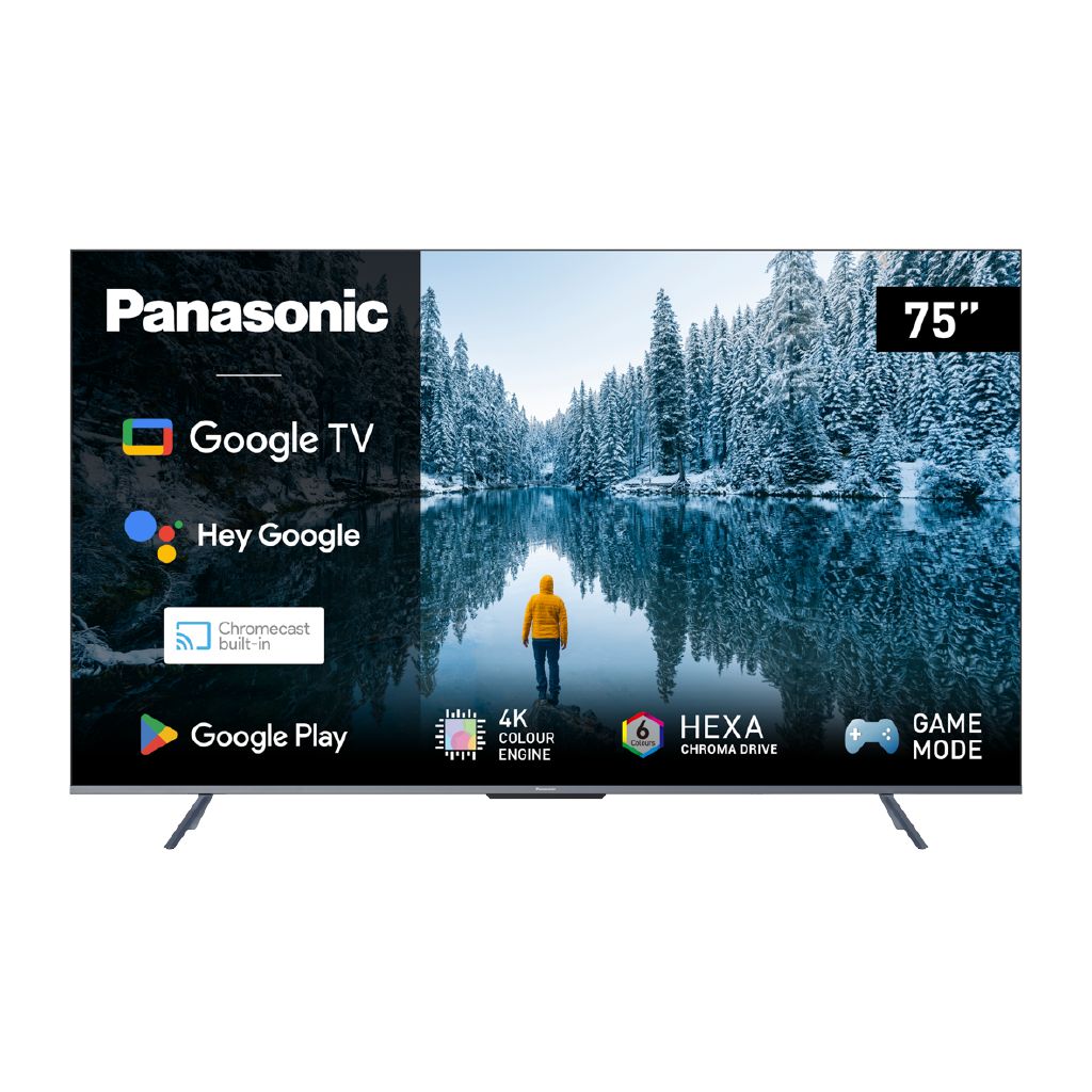 Panasonic 75 Inch 4K LED TV with Google TV & Chromecast - Noel Leeming